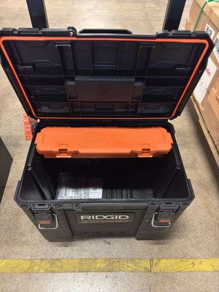 RIDGID Pro Gear System Gen 2.0 Stackable 25 in All Terrain Rolling Tool ...