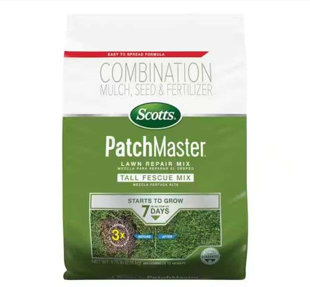 Scotts PatchMaster 4.75 lbs. Lawn Repair Mix Tall Fescue Mix ...
