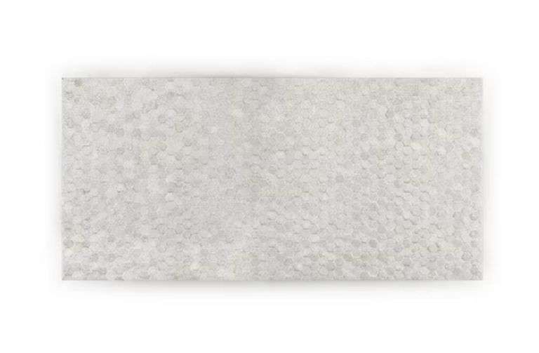 387 sq ft. Jeffrey Court Retreat White 10 in. x 20 in. Glossy Textured ...