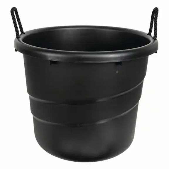 21 Gal. Utility Tub Storage Tote with Rope Handles - Metzger Property ...