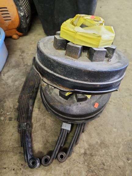 Trailer Hubs with complete brake assembly 8 Lug w/ Leafsprings ...