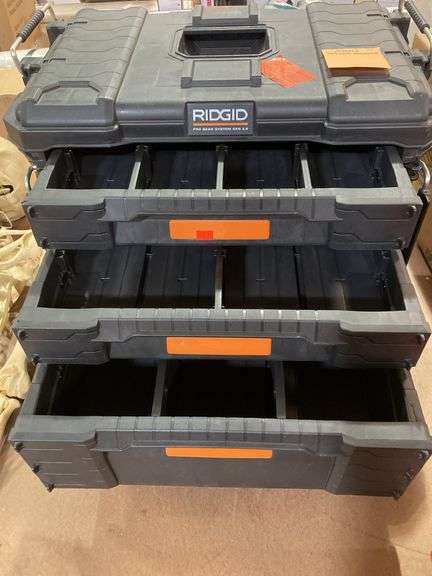 RIDGID Pro Gear System Gen 2.0 XL 3-Drawers Water and Dust Resistant ...