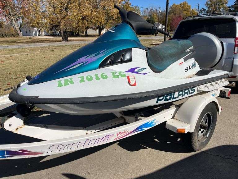 1999 Polaris Jet Ski SLH PLE02937K899 and 2003 Shoreland’r trailer, vin ...