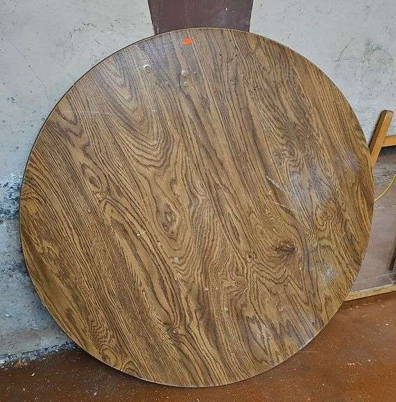 Wood Circle Table Top 42” - Metzger Property Services, LLC