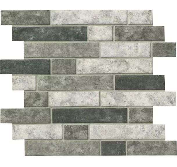 4 boxes- MSI Urban Tapestry Interlocking 12 in. x 12 in. Recycled Glass ...