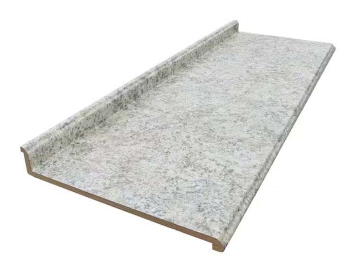 Hampton Bay 10 ft. Straight Laminate Countertop in Textured Typhoon Ice ...