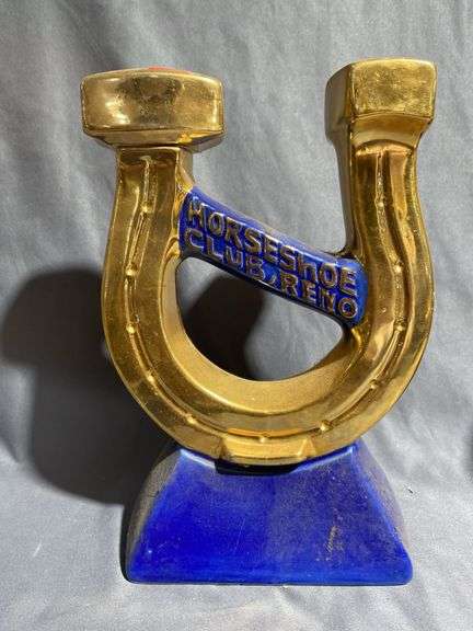 Horseshoe Club - Reno, NV. Empty Decanter 1970 10” - Metzger Property ...
