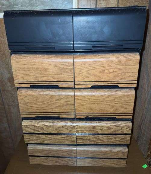 5 VHS drawers with VHS movies - Metzger Property Services, LLC