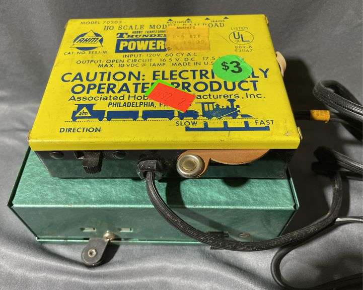 Power Pilot Model Railroad Ho Train Power Supply Model 1019, AHM Model ...
