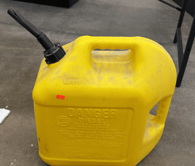5 Gallon Diesel Fuel Can - Metzger Property Services, LLC
