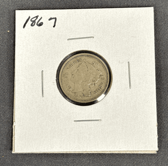 1867 Three Cent Coin - Metzger Property Services, LLC