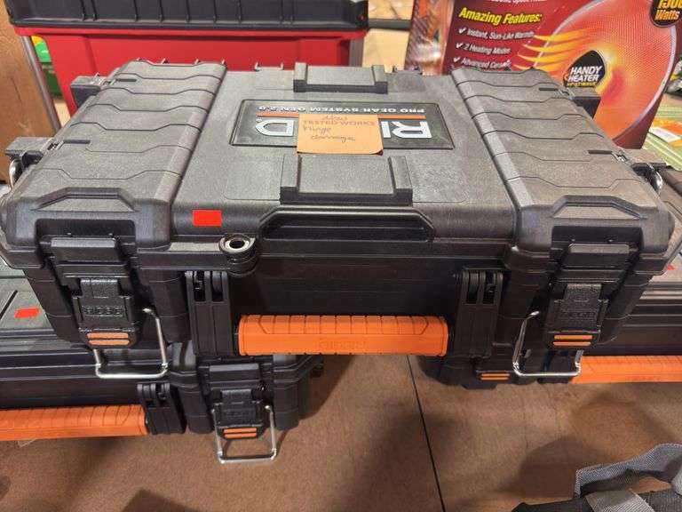 RIDGID Pro Gear System Gen 2.0 Stackable Durable Compact Power Tool Box ...
