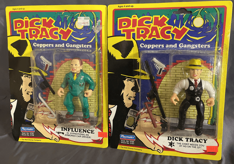Dick Tracy Coppers and gangsters influence, dick tracy figures in ...