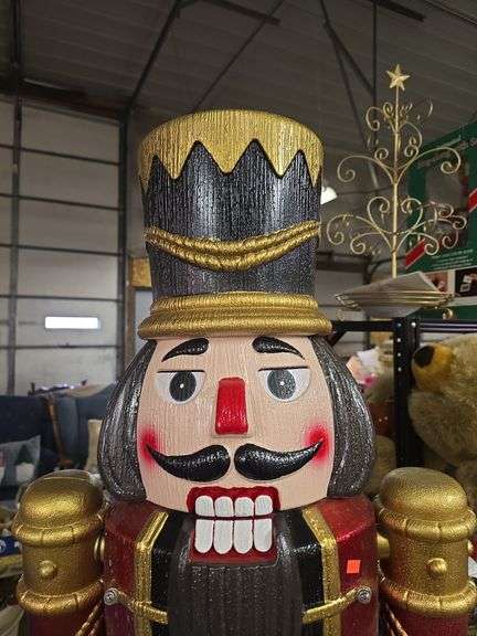 Plastic Animatronic Nutcracker 68" - Metzger Property Services, LLC