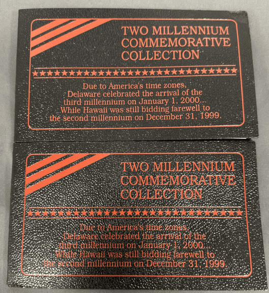 4 Millennium Commemorative Stamp Collections - Metzger Property ...