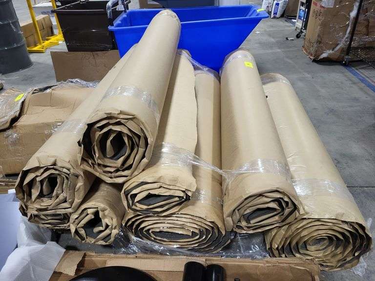 Bulk Lot Of Adhesive Backed Foam Insulation Rolls 56-58" Width Unknown ...