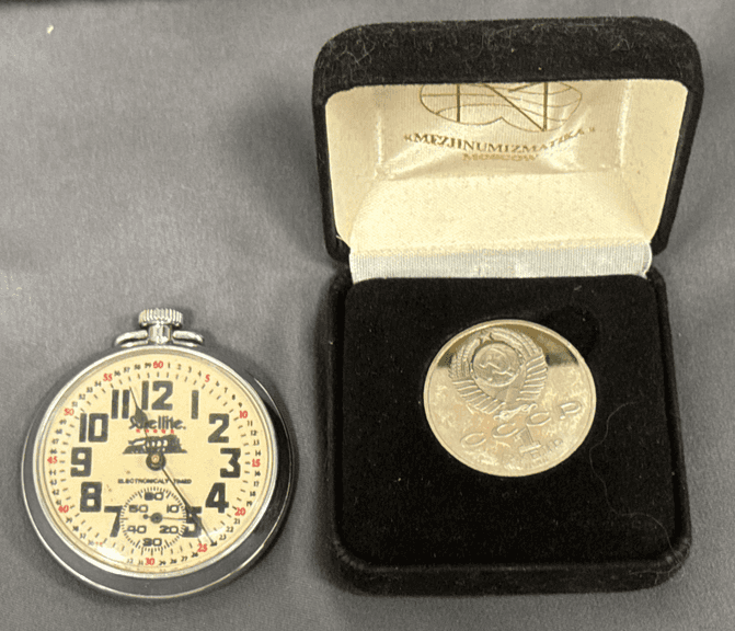 Satellite Pocket Watch - CCCP Token - Metzger Property Services, LLC
