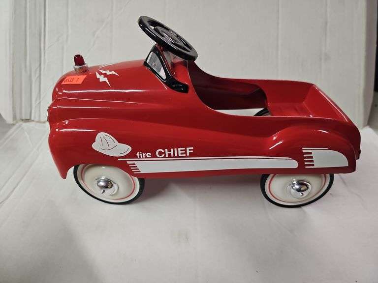 Xonex 1996 Collector Edition Mini Fire Chief Pedal Car 1:3 Scale - Metzger Property Services, LLC