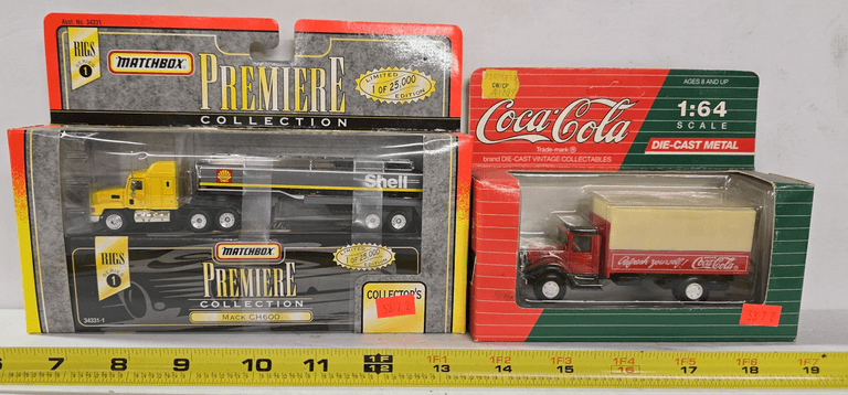 Matchbox Premiere Collection Shell Mack CH600 and Drink Coca-Cola 1:64 ...