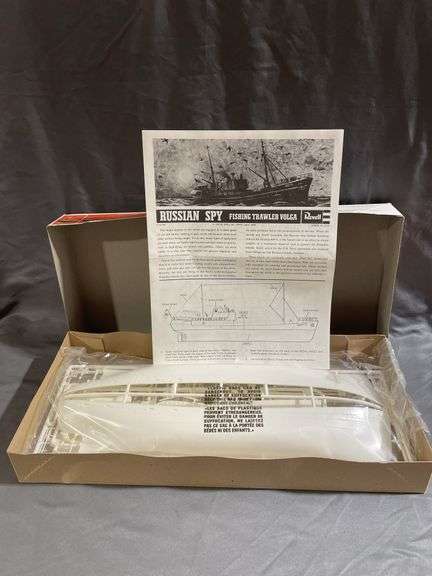 Revell Russian Spy Fishing Trawler Volga 14 3/4” - Metzger Property ...