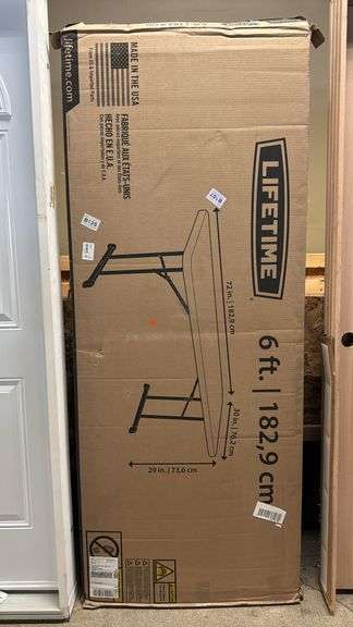 Lifetime 6ft folding table - Metzger Property Services, LLC
