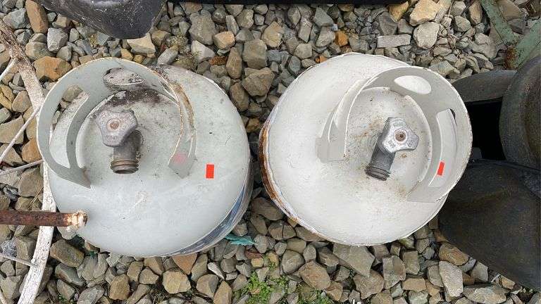 (2) Propane tanks, (half full) - Metzger Property Services, LLC