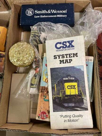 CSX System Map, Smith and Wesson Law Enforcement, Book, Decor - Metzger ...
