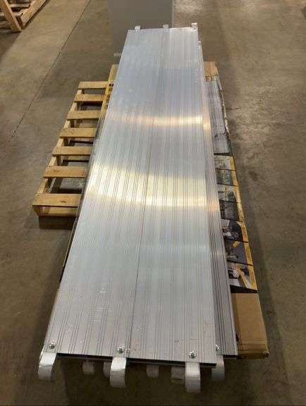 MetalTech 7 ft. L x 19 in. W Scaffolding Platform, All-Aluminum Work ...