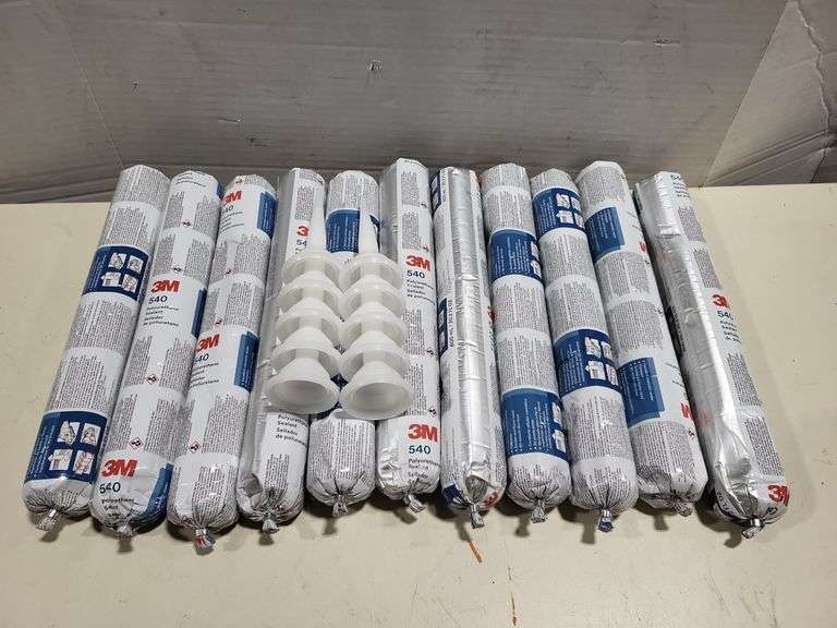 11 Pack 3M Polyurethane Sealant: 540, Gray, 20 oz Container Size ...