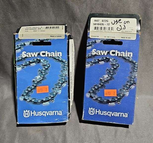 2 Husqvarna Saw Chains - Metzger Property Services, LLC