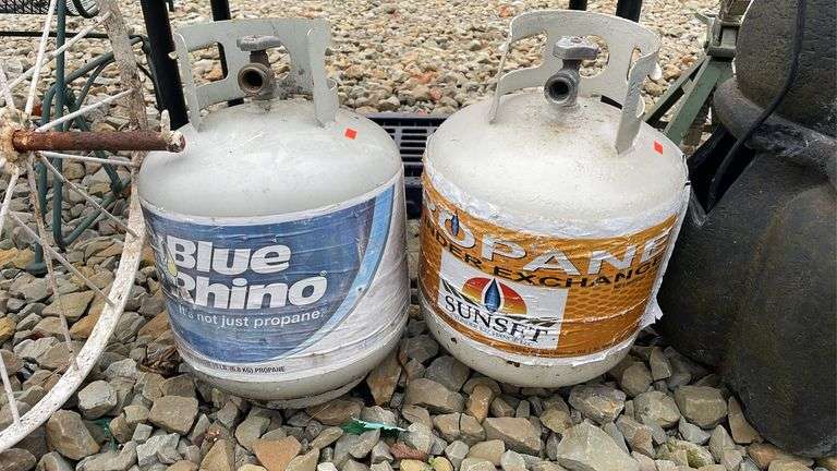 (2) Propane tanks, (half full) - Metzger Property Services, LLC