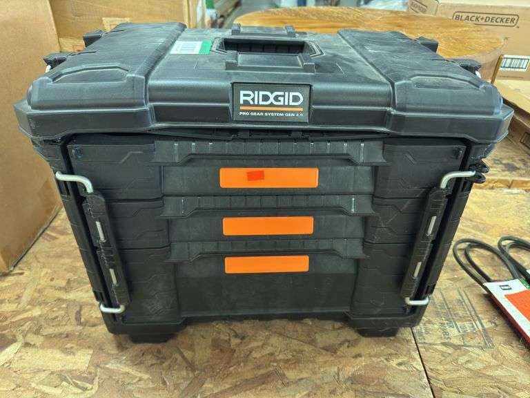 RIDGID Pro Gear System Gen 2.0 XL 3-Drawers Water and Dust Resistant ...