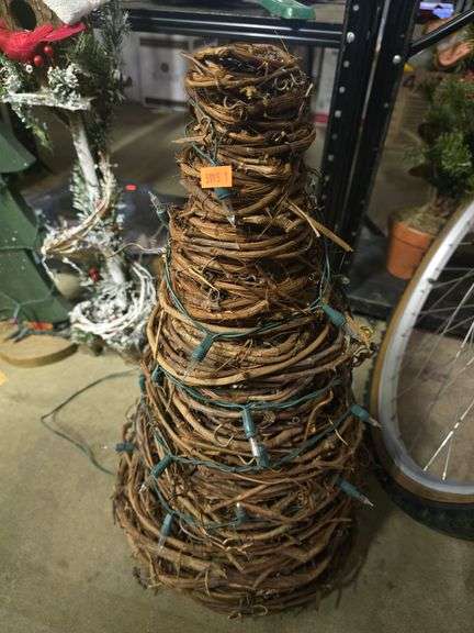 Grape Vine Tree with Lights 21" - Metzger Property Services, LLC