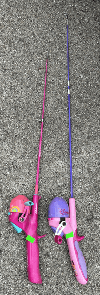 Barbie and Disney princess fishing poles - Metzger Property Services, LLC