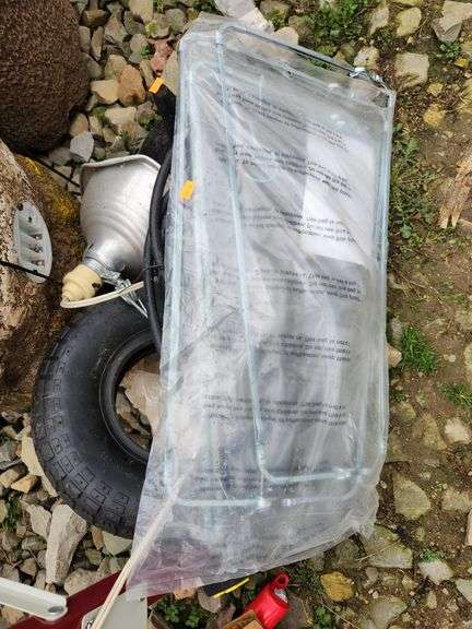 Light Fixture, Extension Cord, Anchor and Garden Tire - Metzger ...