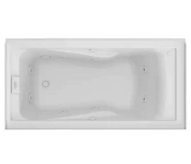 American Standard EverClean 60 in. x 32 in. Acrylic Alcove Whirlpool ...