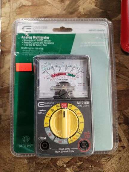 Commercial electric analog Multimeter - Metzger Property Services, LLC