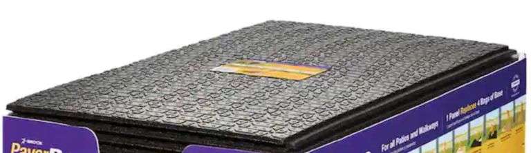 Brock 20 in. x 36 in. Black Polypropylene Paver Base Panel - Metzger ...
