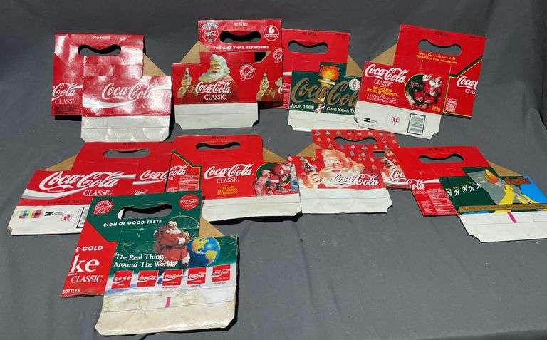 Coca-Cola classic cardboard bottle holders - Metzger Property Services, LLC