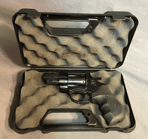 Black EAA HWM EA/R Snub Nose .38 Special 6-Shot Revolver w/ Hard Case ...