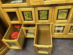 Keystone quality Fresh Bulk seed display cabinet with canisters, 1 ...