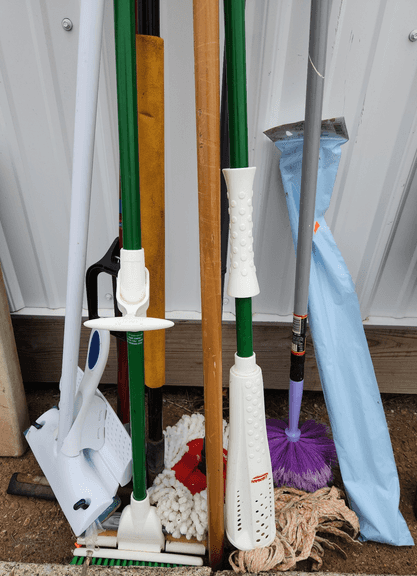 Mop Assortment, Duster, Double Curtain Rod - Metzger Property Services, LLC