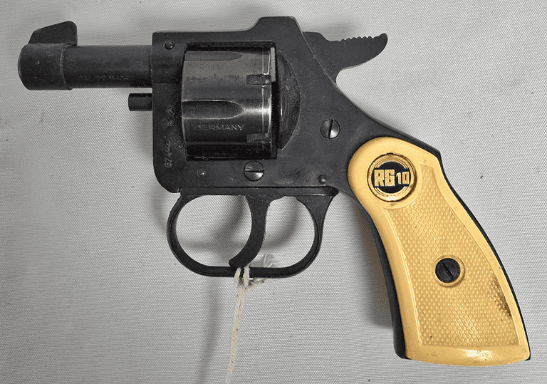 Rohm Model RG10 .22 Short 6 Shot Revolver with Leather Holster ...