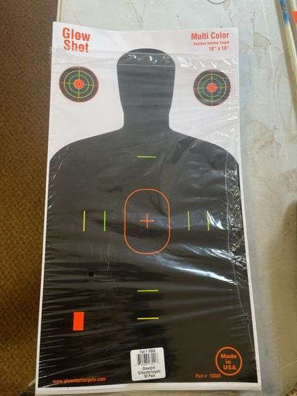 GlowShot MultiColor Reactive Splatter Target 18”x10” approximately ...