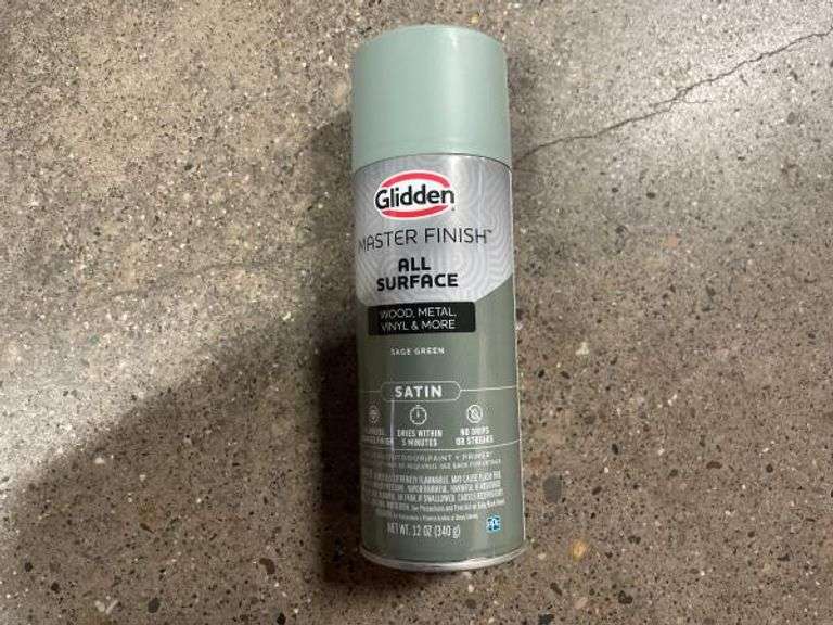 Glidden Master Finish All Surface Interior/Exterior Spray Paint Satin ...
