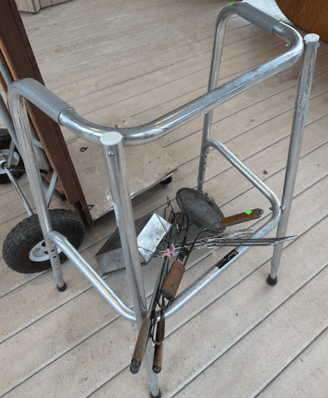 Walker, fire forks & cooking baskets - Metzger Property Services, LLC