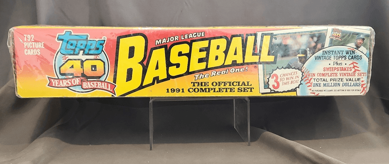 Topps 40 Years of Baseball The Official 1991 Complete Set Baseball ...