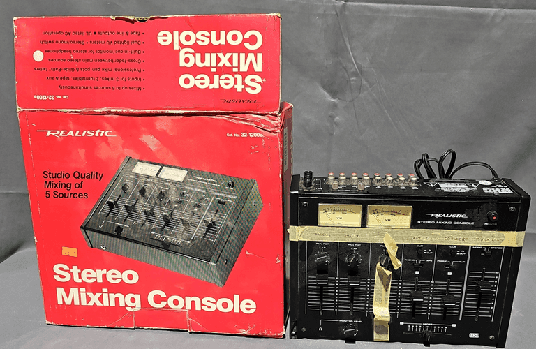 Realistic Stereo Mixing Console 9" x 11" - Metzger Property Services, LLC