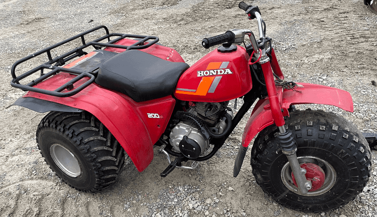 Honda 200M ATC 3-Wheeler, Runs, Needs Motor Overhaul - No Title ...