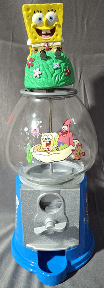 SpongeBob Gumball Machine 11.5"x4.5" - Metzger Property Services, LLC